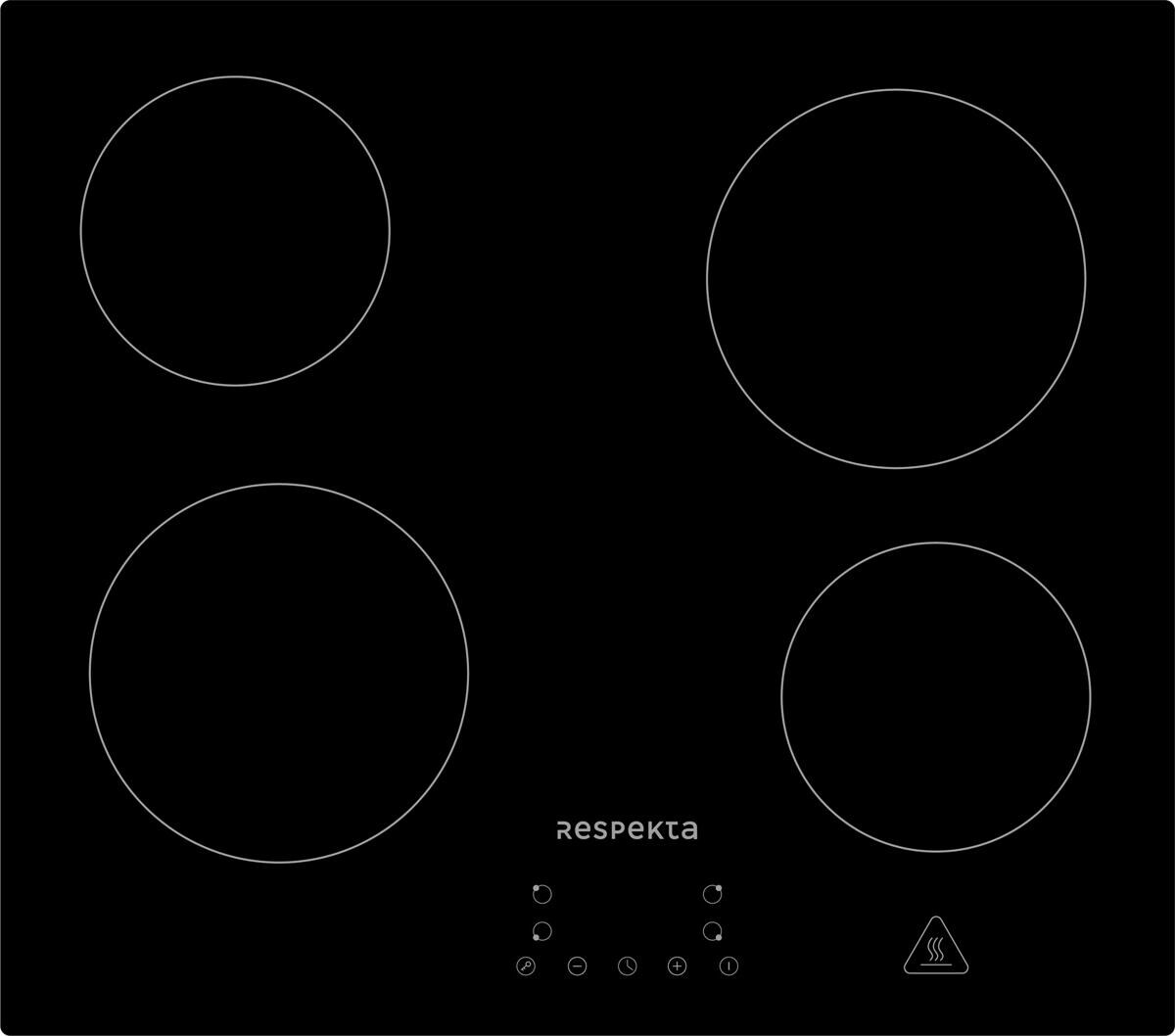 Respekta KM 4400-28 autarkes Glaskeramikkochfeld 59cm breit 9 ...